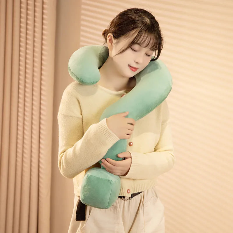 Funny Question Mark Shaped Travel Neck Pillows, 21.7"