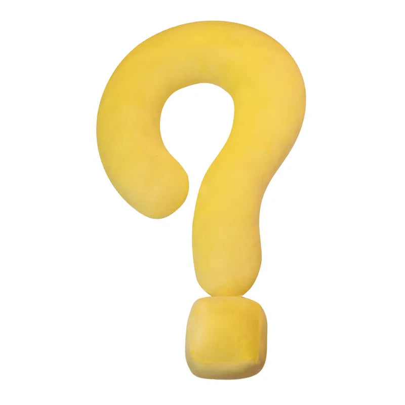 Funny Question Mark Shaped Travel Neck Pillows, 21.7"